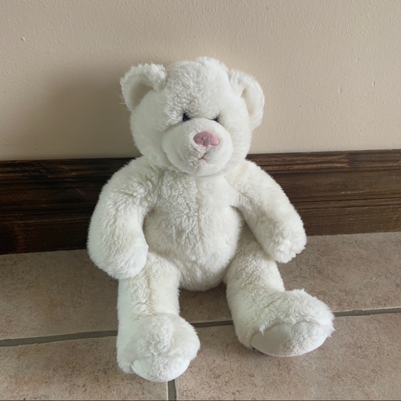 Build-A-Bear | Toys | Build A Bear White Fluffy Bear | Poshmark